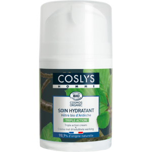 Soin hydratant triple action homme 50ml - Coslys