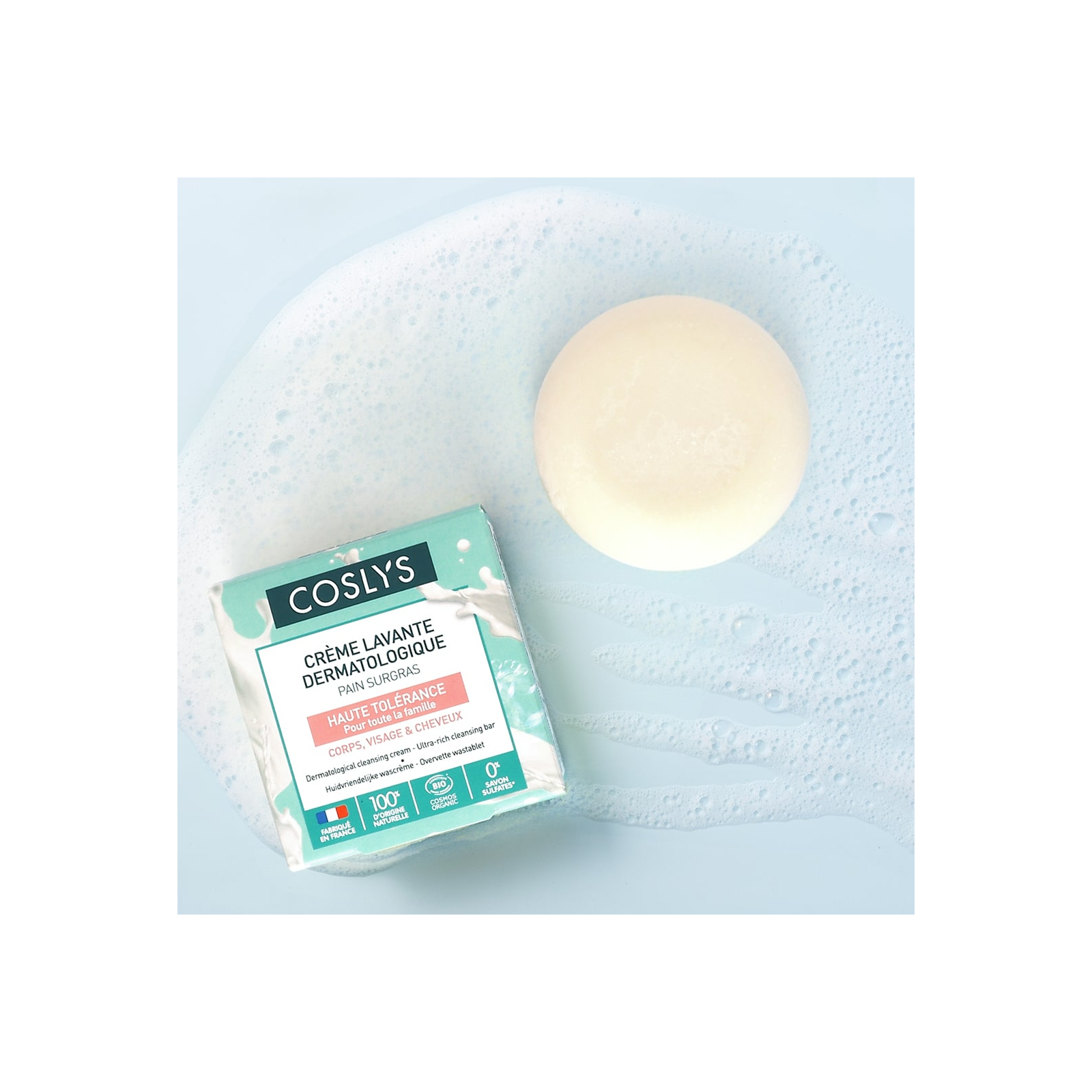 Crème lavante dermatologique solide 85ml - Coslys