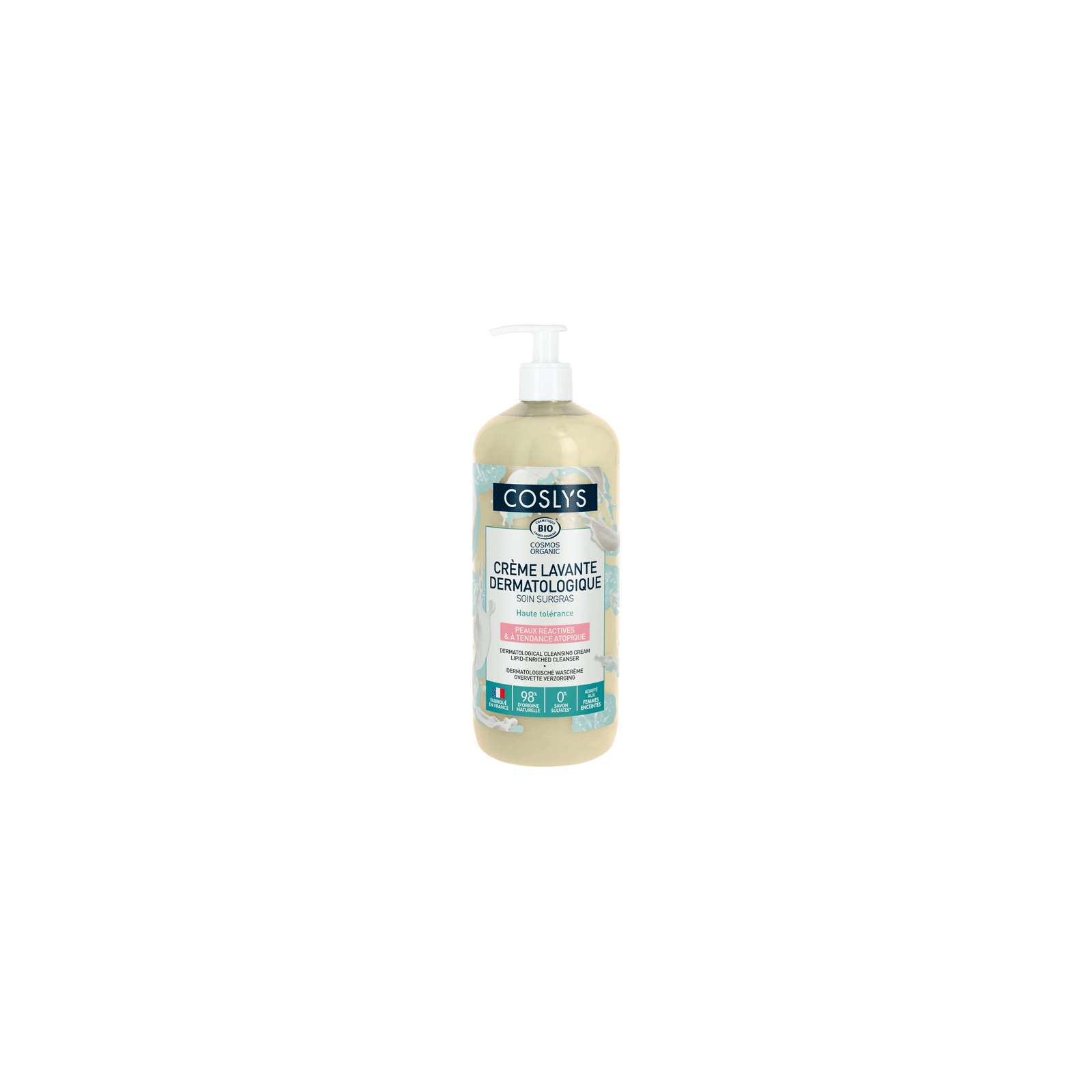 Crème lavante dermatologique liquide 1L - Coslys