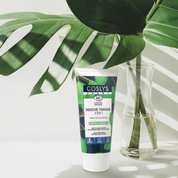 Douche tonique homme 200ml - Coslys