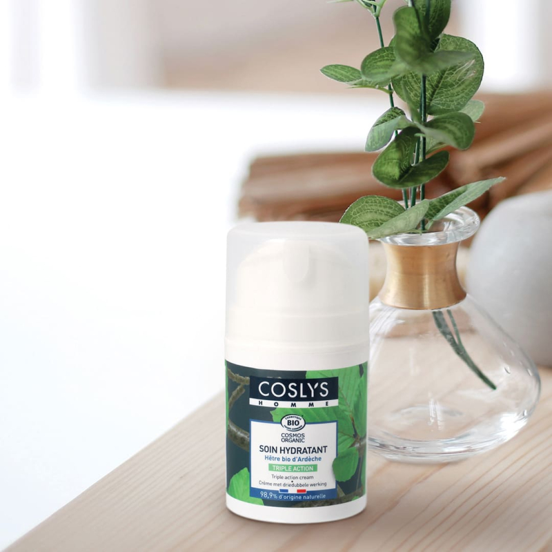 Soin hydratant triple action homme 50ml - Coslys