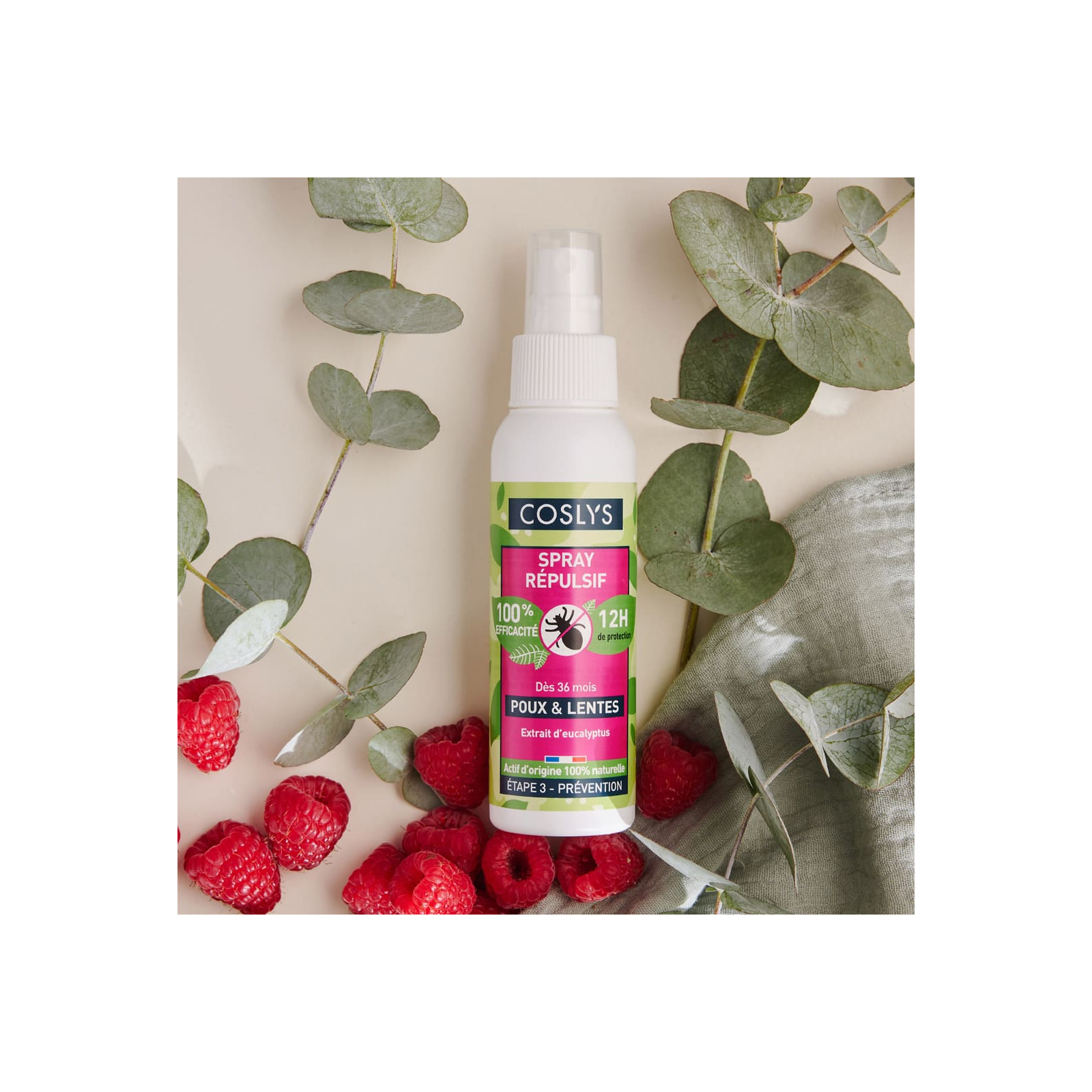 Spray répulsif poux 100ml - Coslys