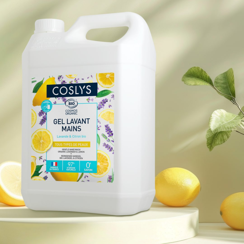 Gel lavant mains lavande citron 5L - Coslys