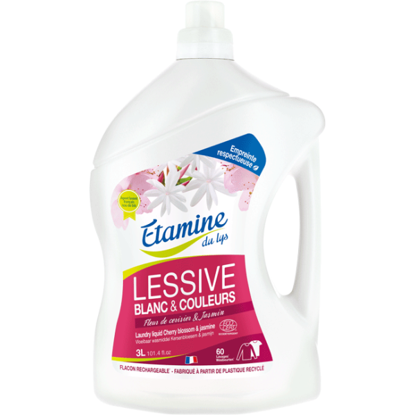 Lessive liquide fleur de cerisier - Lot de 3 x 60 lavages