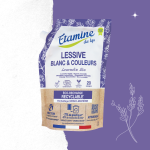 Eco-recharge lessive liquide lavandin 1L - Etamine du lys