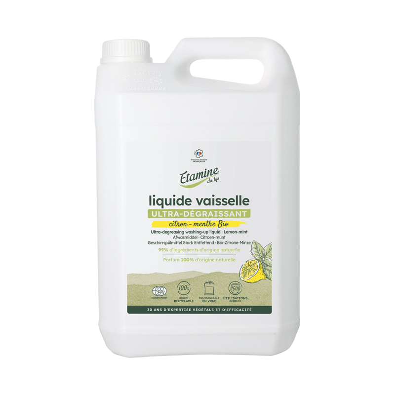 Liquide vaisselle citron menthe 5L-Etamine du lys