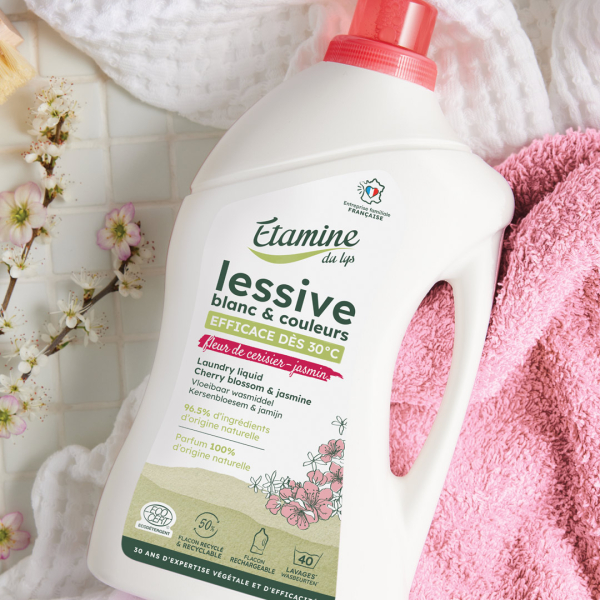 Lessive liquide fleur de cerisier 1L - Etamine du lys