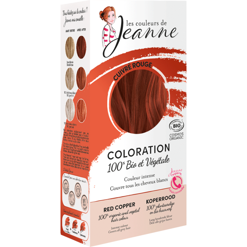 Coloration végétale - Cuivré rouge - Les couleurs de Jeanne