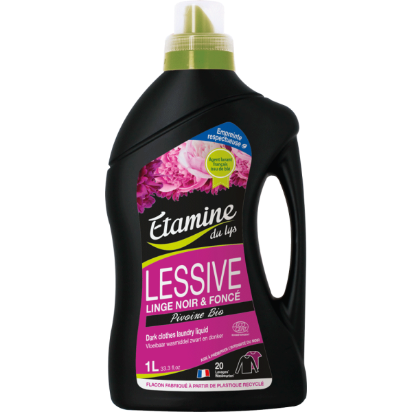 Lessive linge noir et foncé 1L - Etamine du lys